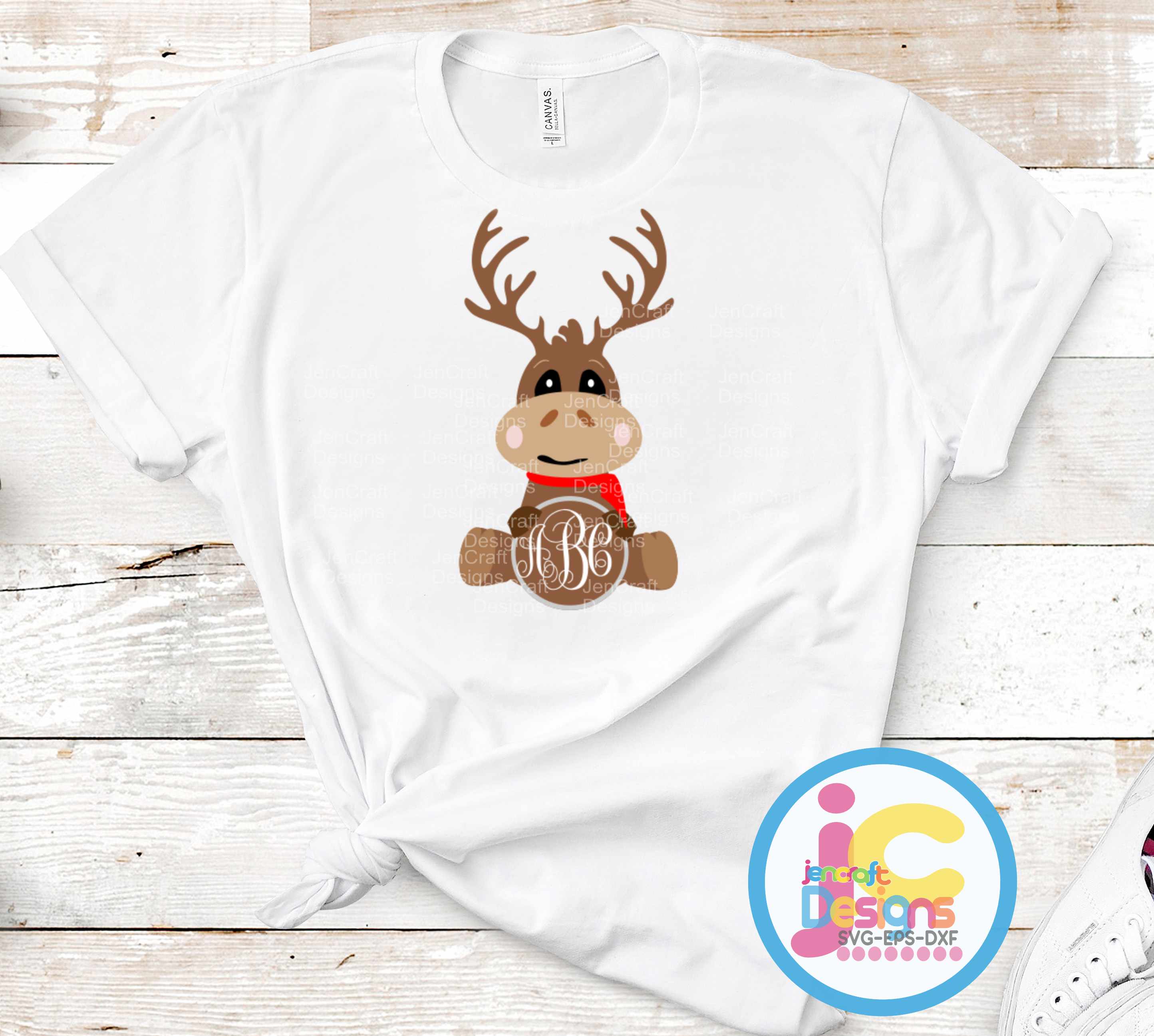 Christmas Monogram Frames - JenCraft Designs