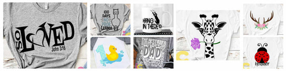 Digital Designs- SVG, EPS, DXF and PNG